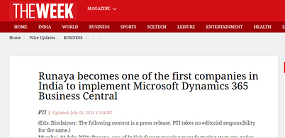 Media Coverage - Runaya