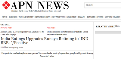 Media Coverage - Runaya