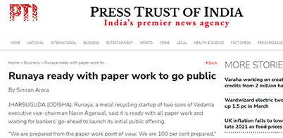 Media Coverage - Runaya